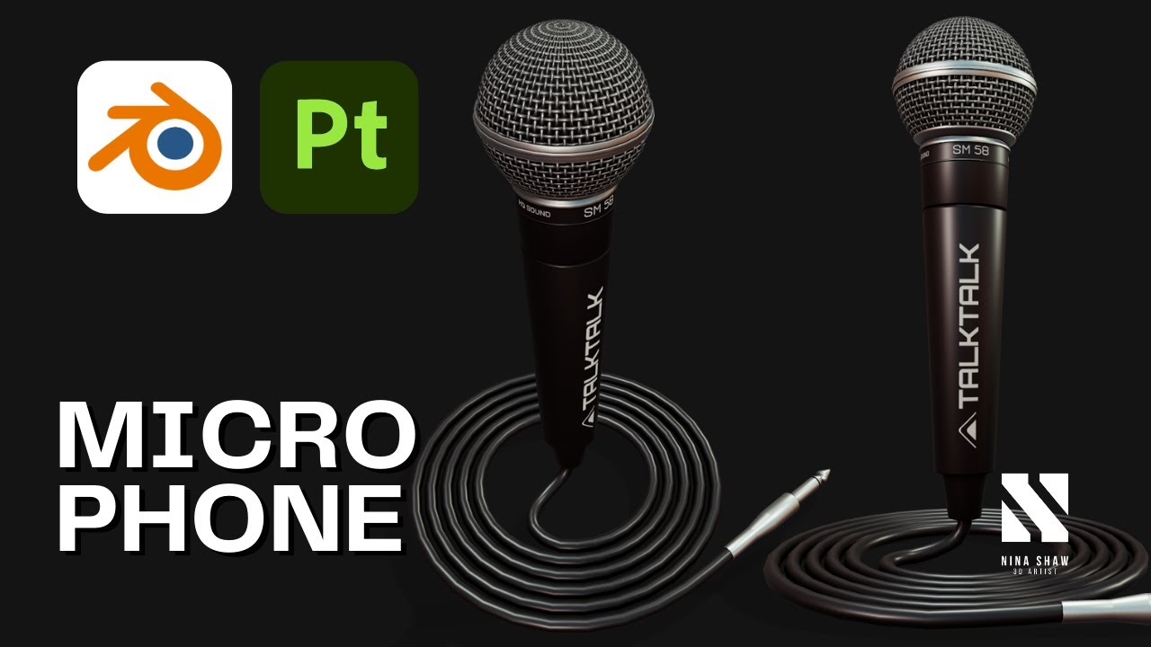 Microphone Blender Substancepainter Youtube