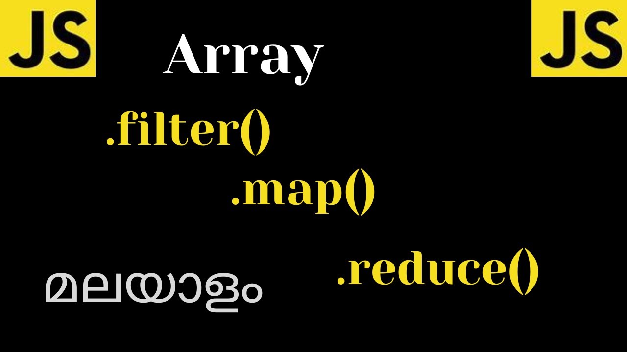 Filter Map And Reduce Methods In Javascript Youtube