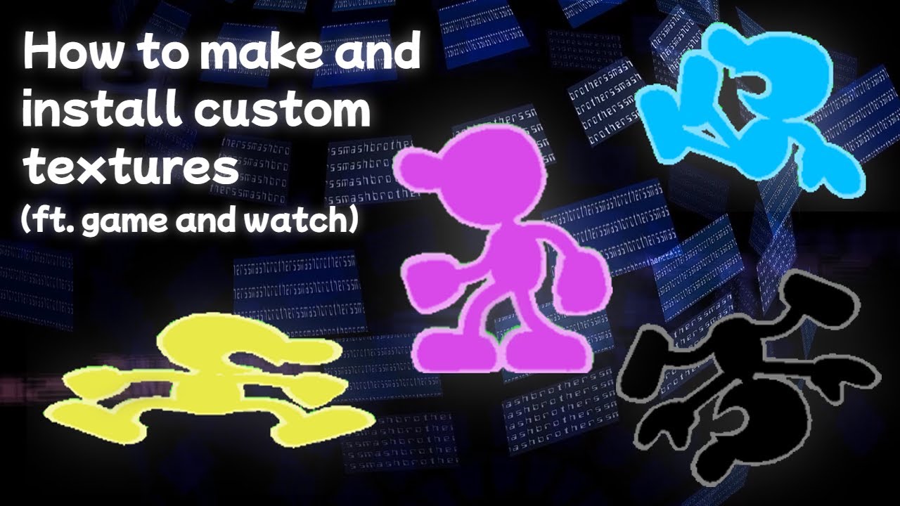 How To Install And Create Custom Textures In Melee Youtube