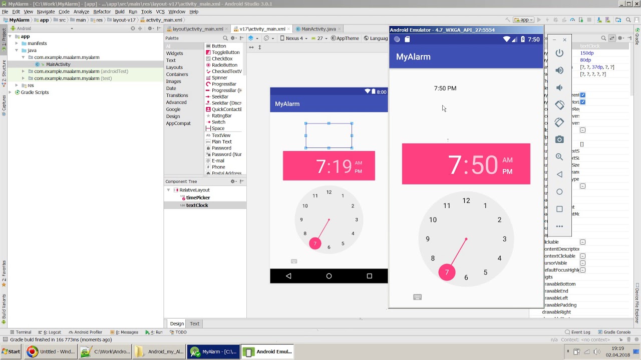 Android Studio Alarm Clock Bestefil