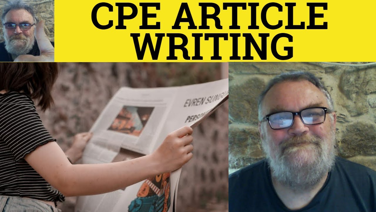 How To Write An Article Cpe At Eva Timmins Blog