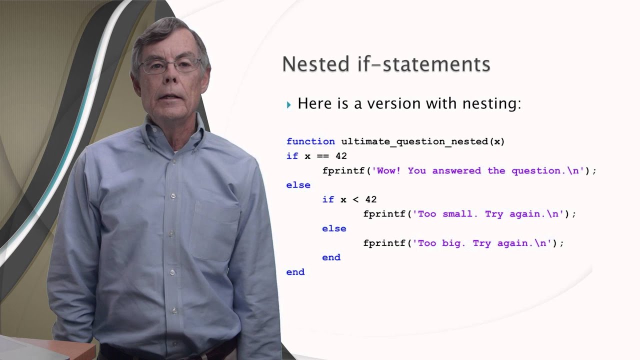 Lesson 5 4 Nested If Statements Youtube