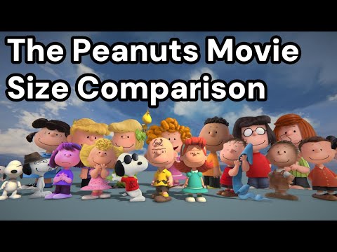 The Peanuts Movie Character Size Comparison Youtube