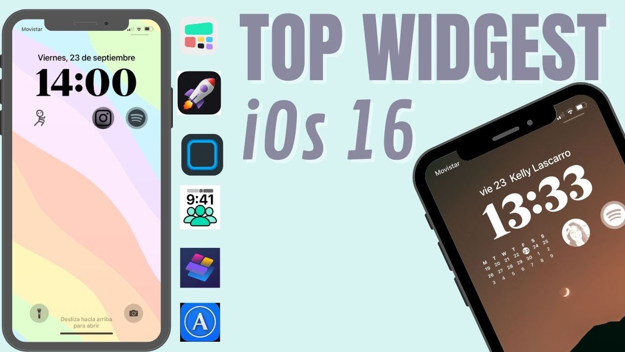 Top Widgets Para Ios 16 рџ ґ рџ Iphone Youtube