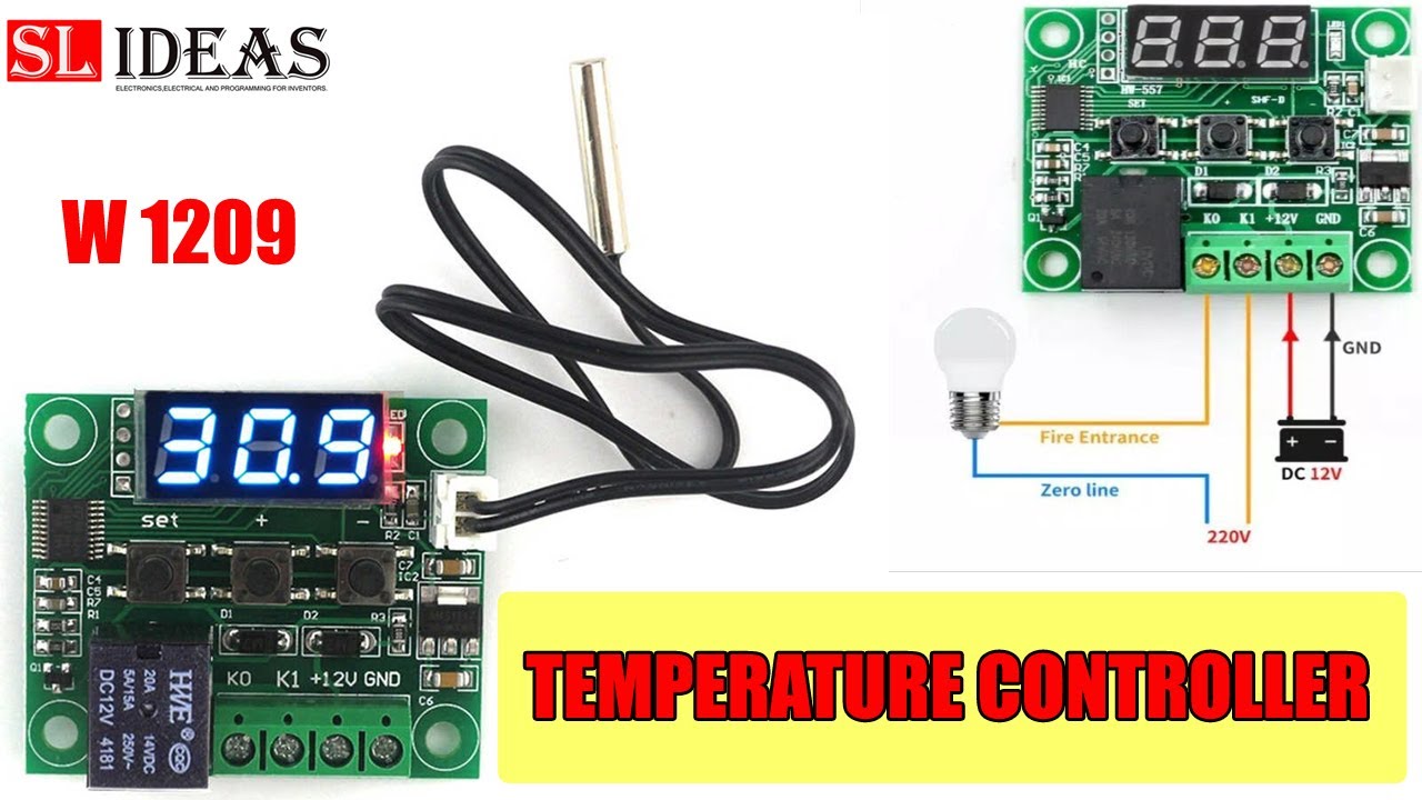 W1209 Temperature Controller Setup At Alma Jones Blog