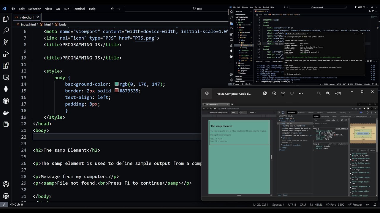 Html Computer Code Elements Html Youtube