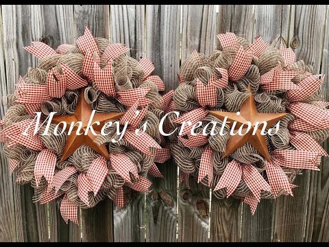 Diy Easy Double Door Wreaths Stars Homedecor Wintercollection