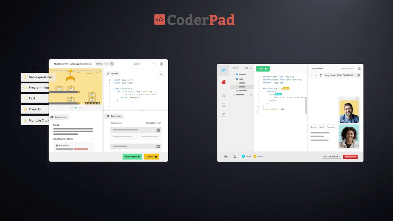 Hire The Best Technical Talent With Coderpad Youtube