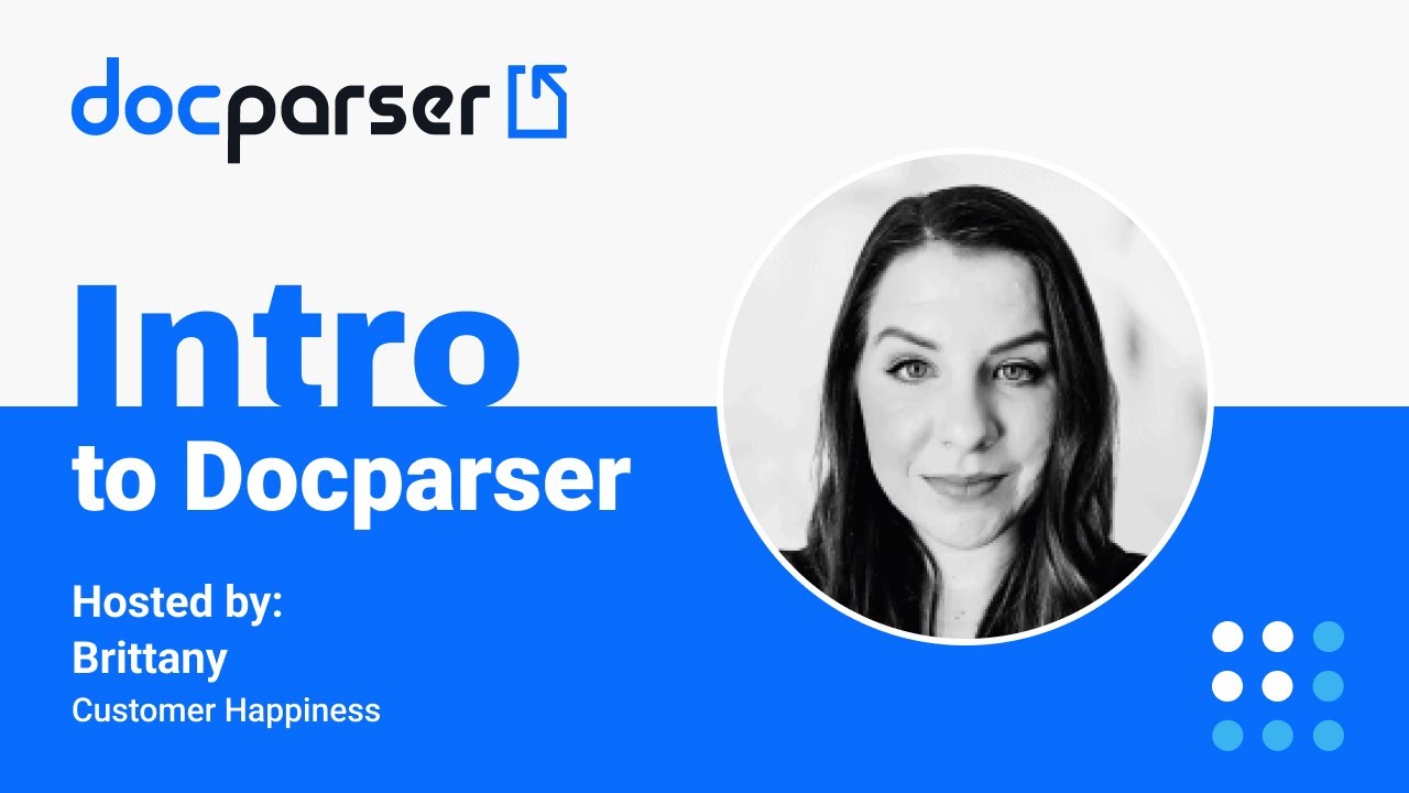 Introduction To Docparser Youtube