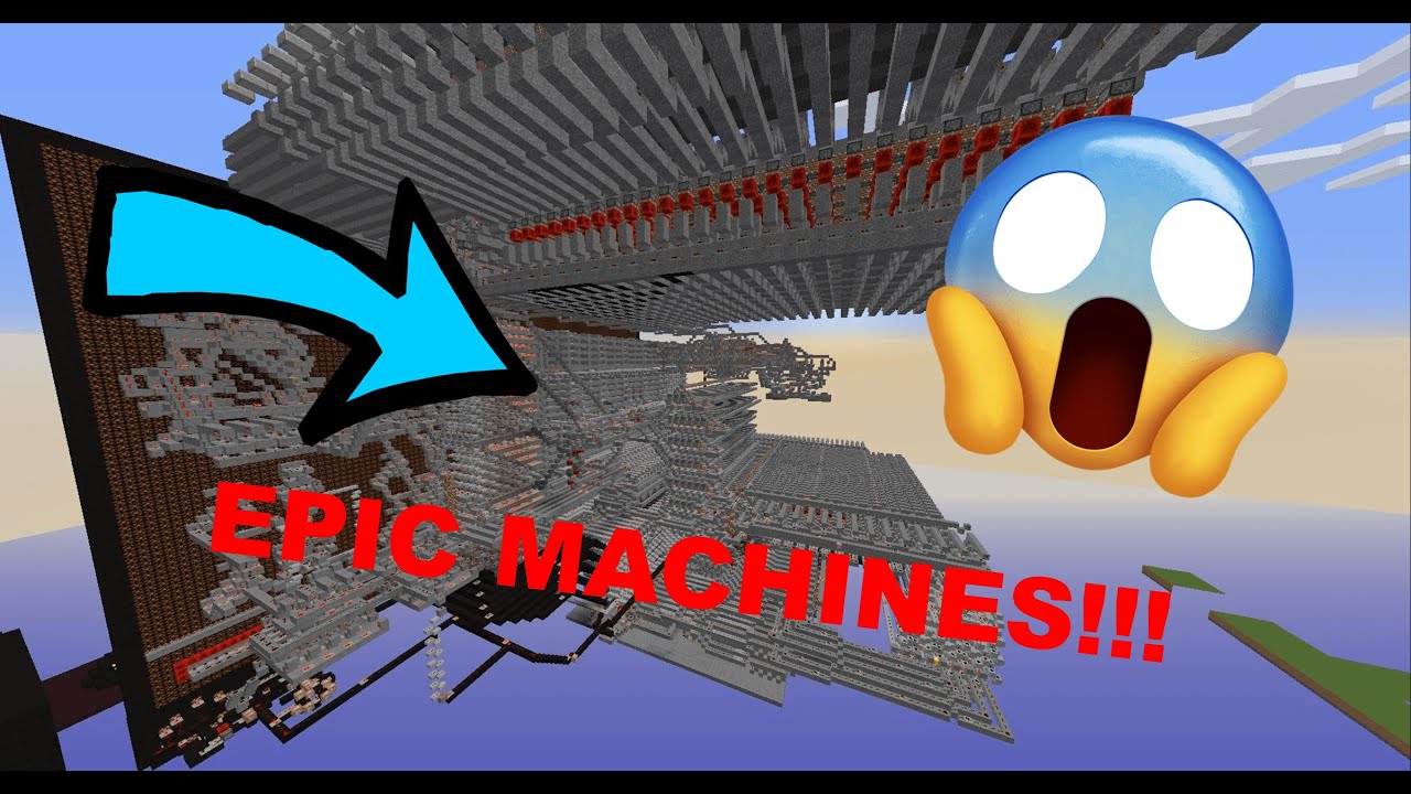5 Epic Minecraft Machines Demonstration Youtube