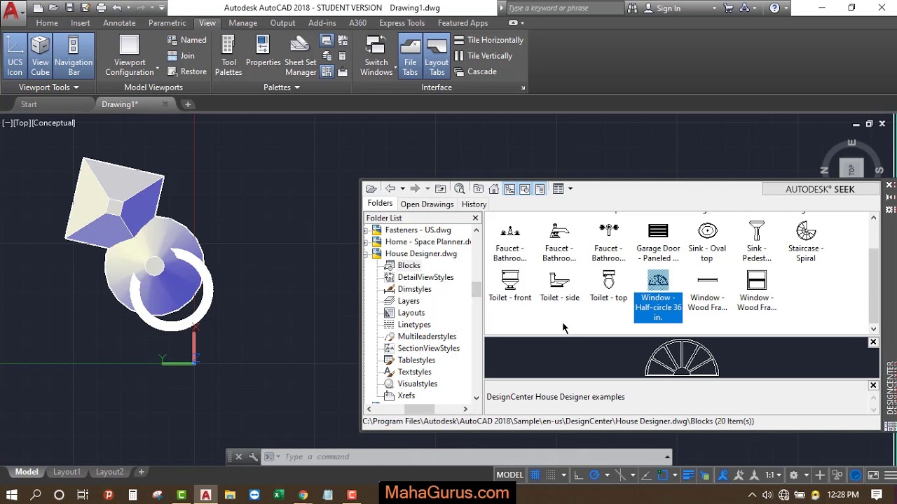 How To Use Design Centre In Autocad Design Centre Command Blocks