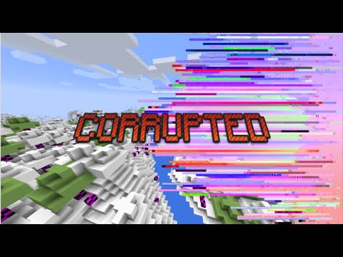 Minecraft Manhunt But The Textures Are Corrupted Youtube