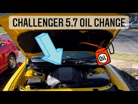 Dodge Challenger 5 7 Oil Change T A Rt Youtube