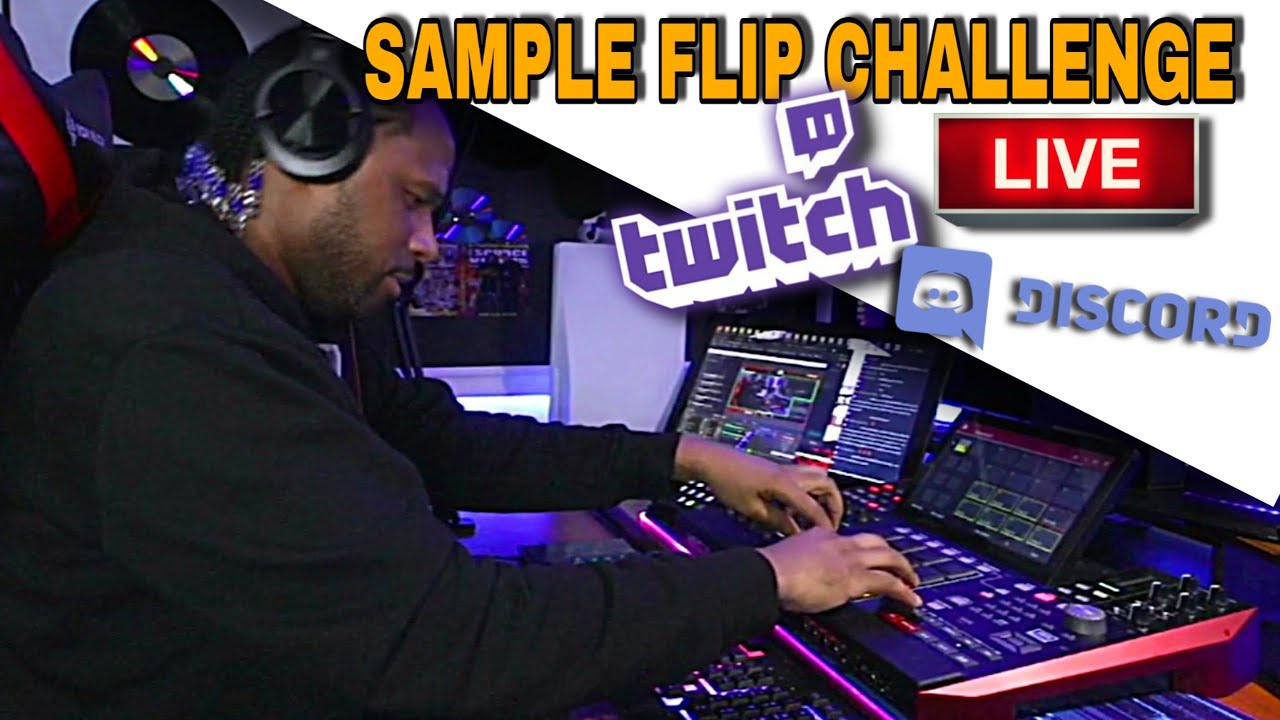 Sample Flip Challenge Part 2 Akai Mpc X Beat Making Twitch Live