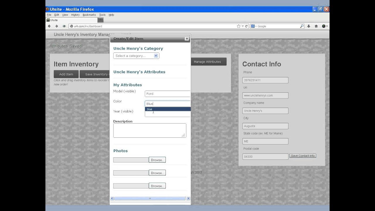 Inventory Manager Youtube