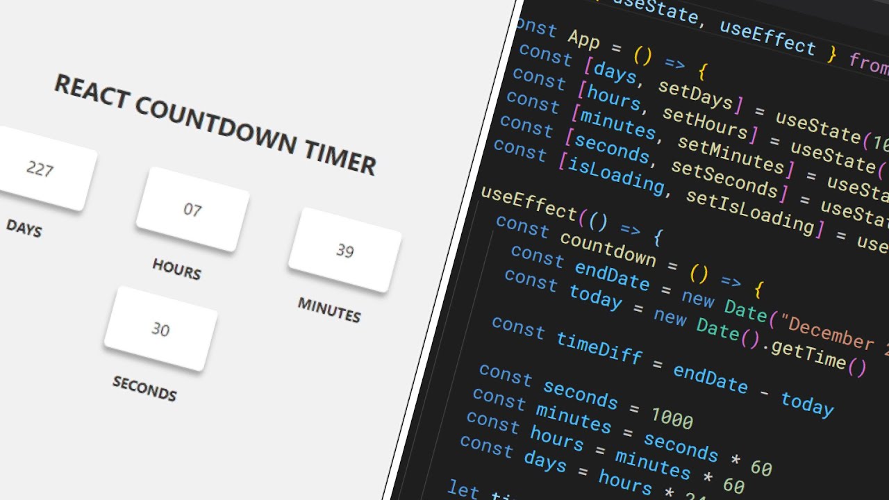Countdown Timer In React Hooks At Ada Tawney Blog