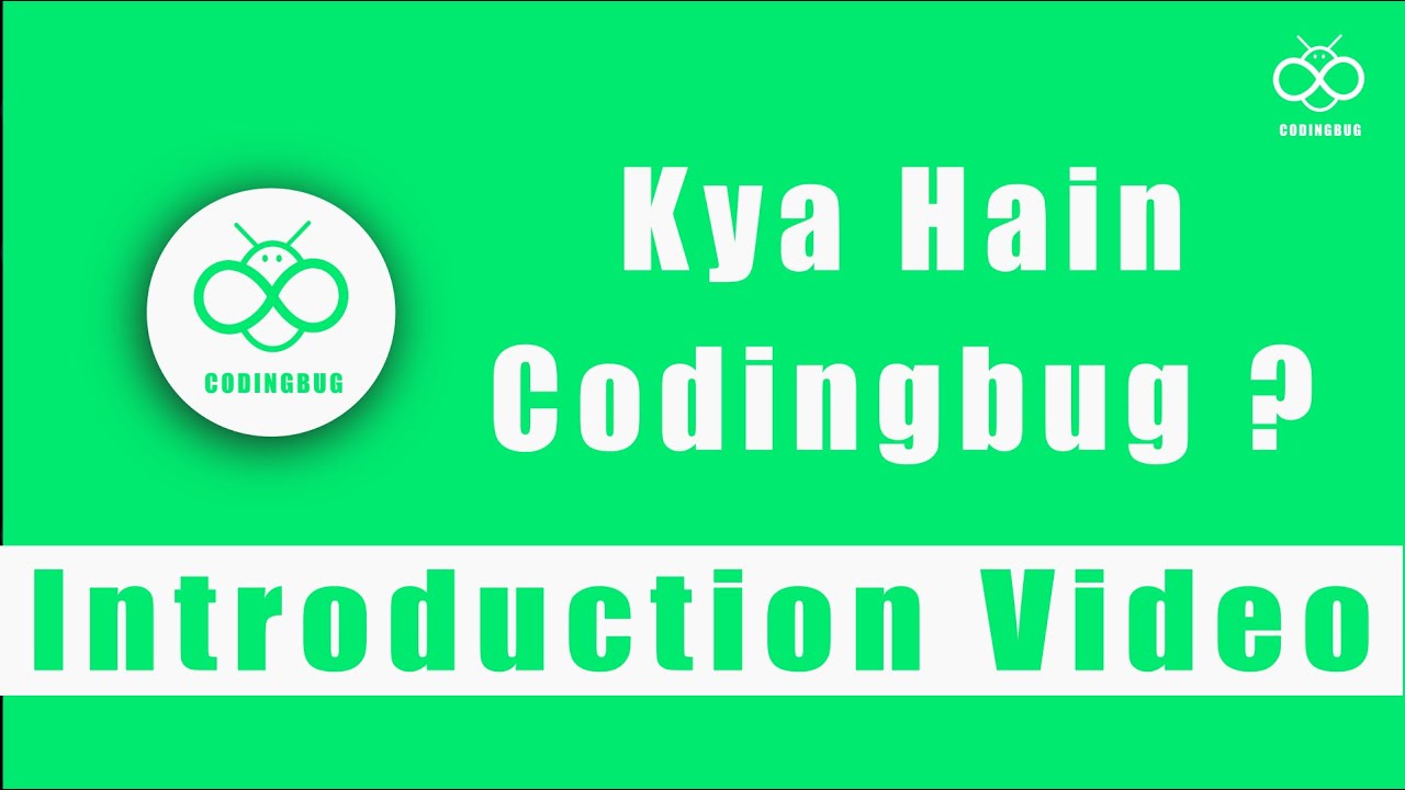 Codingbug Kya Hain What Is Codingbug An Introduction Video In