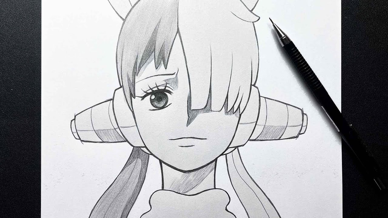 Anime Sketch How To Draw Uta One Piece Step By Step Easy