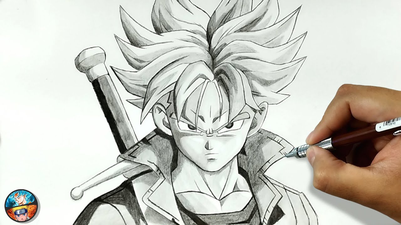 Como Dibujar A Trunks Dragon Ball Anime Drawing Graphite Pencil