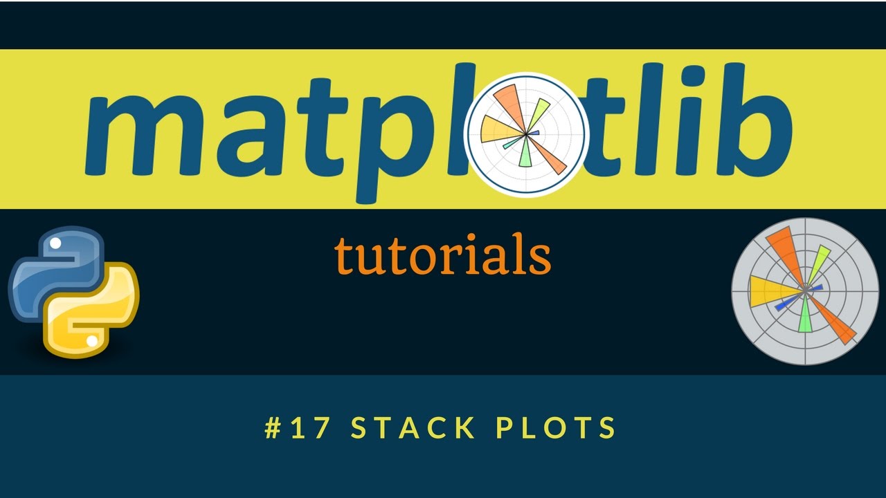 Matplotlib Plotting Tutorials 017 Stack Plots Youtube
