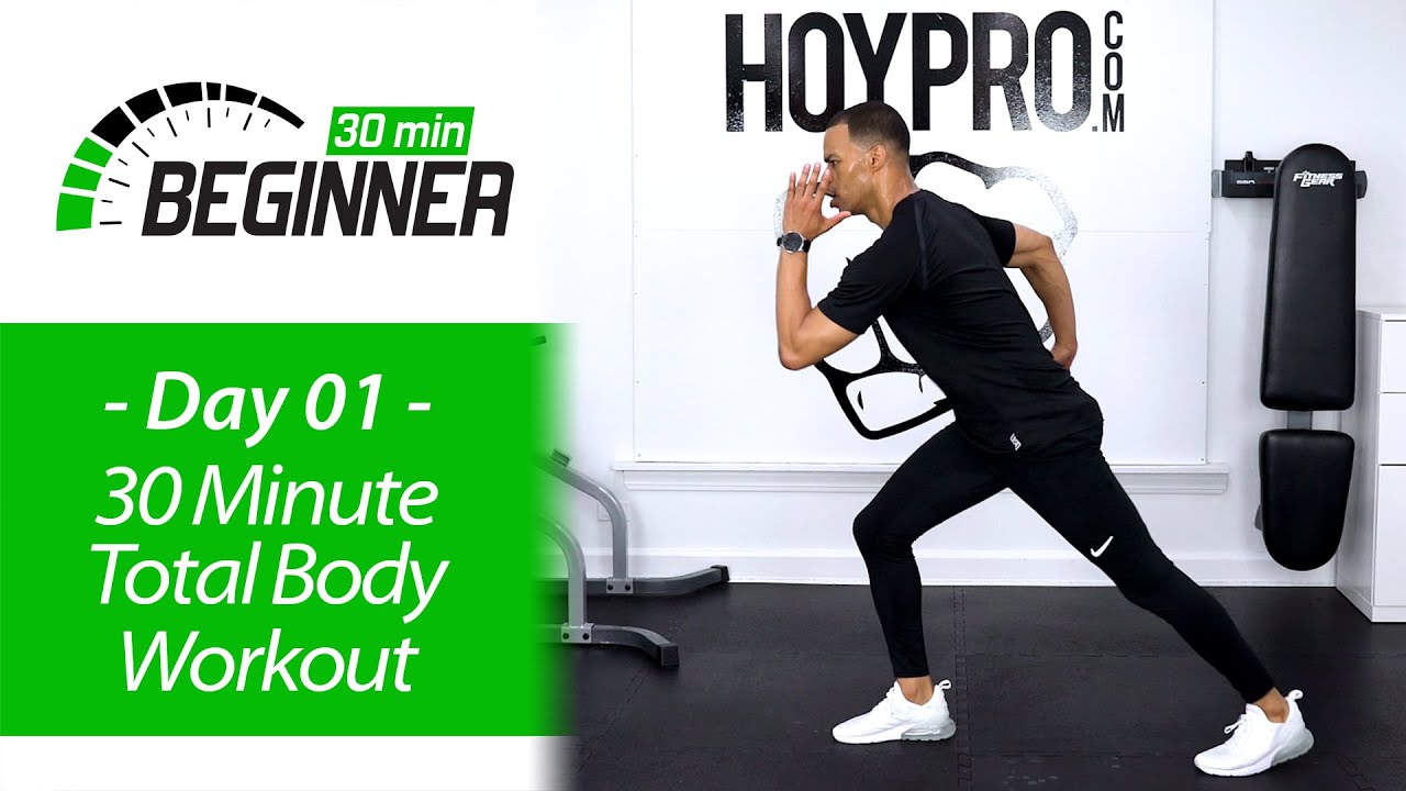 30 Min Beginner Full Body At Home Workout Beginners 01 Youtube
