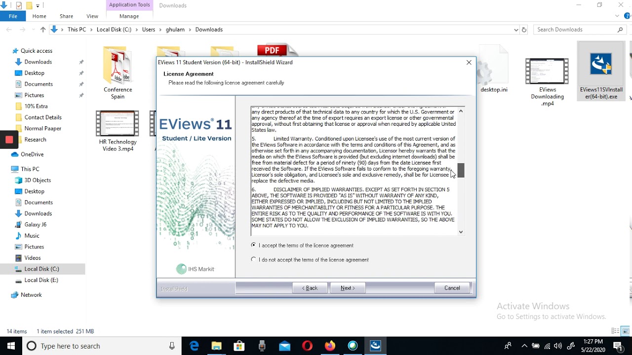 Eviews Installation Youtube
