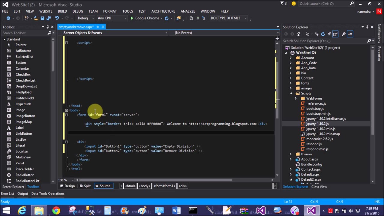Jquery Empty And Remove Function With Example Youtube