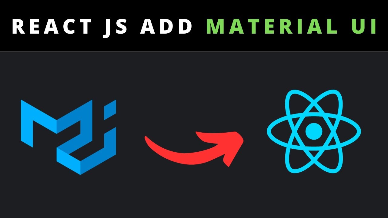 How To Add Material Ui In React Full Tutorial Youtube