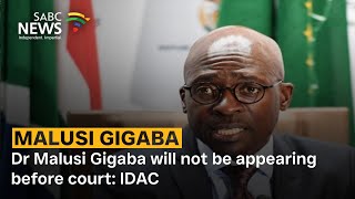 Dr Malusi Gigaba Will Not Be Appearing Before Court Idac Sabc News Mp3 ...