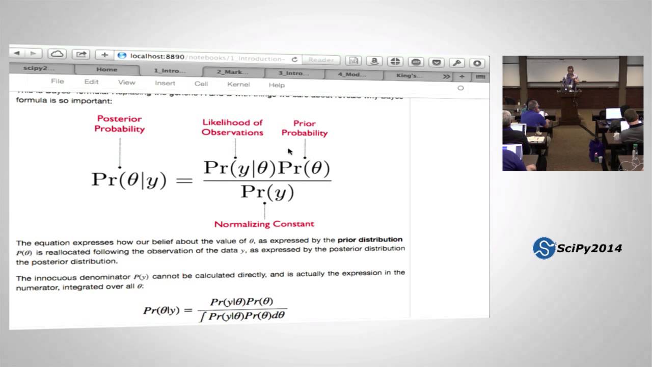Bayesian Statistical Analysis Using Python Part 3 Scipy 2014 Free
