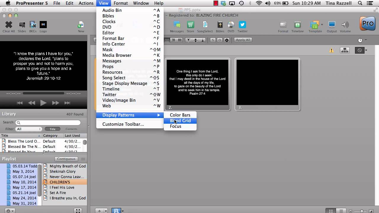 How To Set Up Propresenter 5 In A New Location Youtube