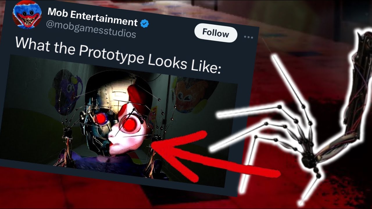 Poppy Playtime Chapter 4 Prototype Full Face Revealed Youtube