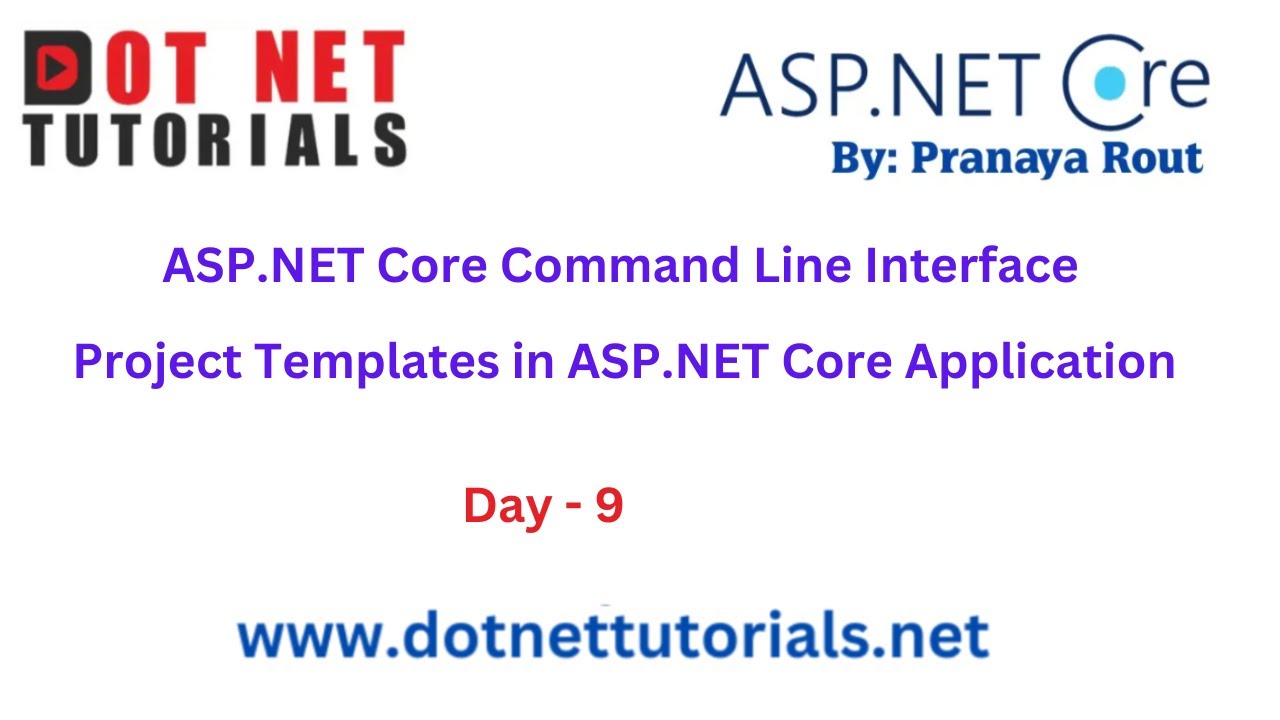 Asp Net Core Command Line Interface Day 9 Dot Net Tutorials