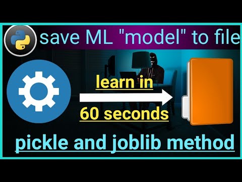 Save Model Using Pickle And Joblib Machine Learning Using Python
