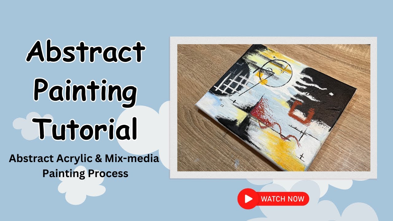 Easy Abstract Art Tutorial Step By Step Dreamcatcher Youtube