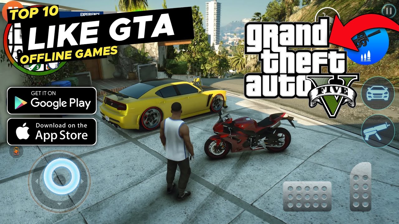 Top 10 New Open World Games Like Gta 5 For Android 2023 Best Roleplay