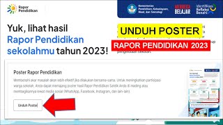 Ini Cara Unduh Poster Rapor Pendidikan 2023 Guru Mantap 45 Mp3 Music ...