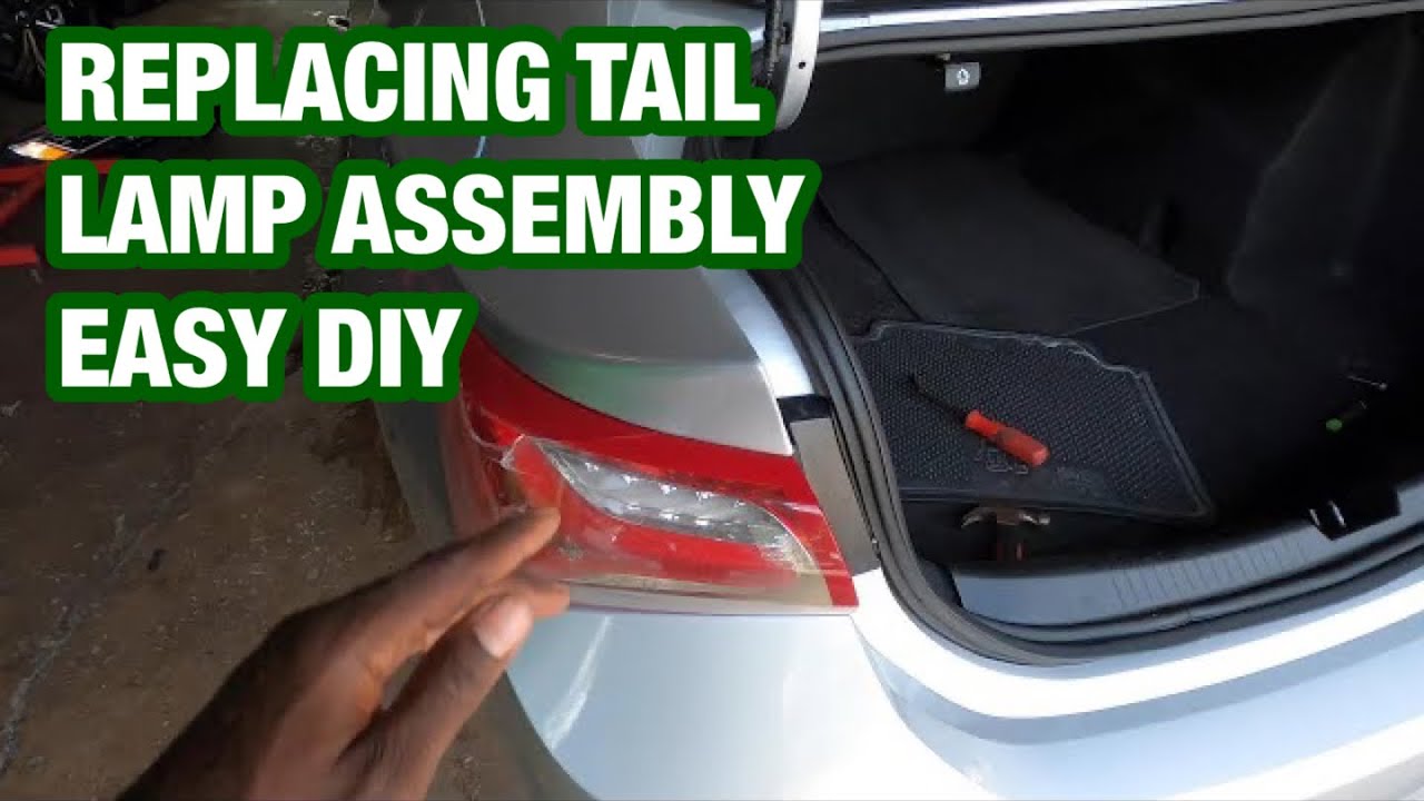 Replacing Tail Lamp On A Chevy Malibu Easy Diy Youtube