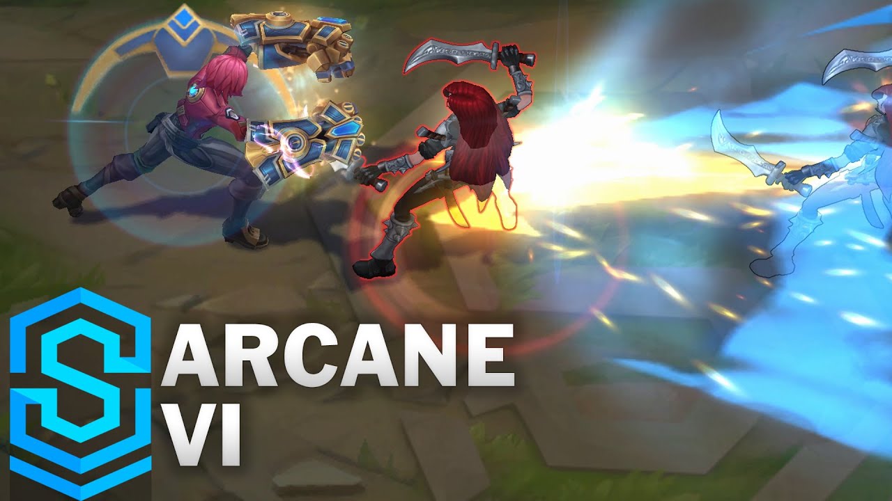 Arcane Vi Skin Spotlight Pre Release League Of Legends Youtube