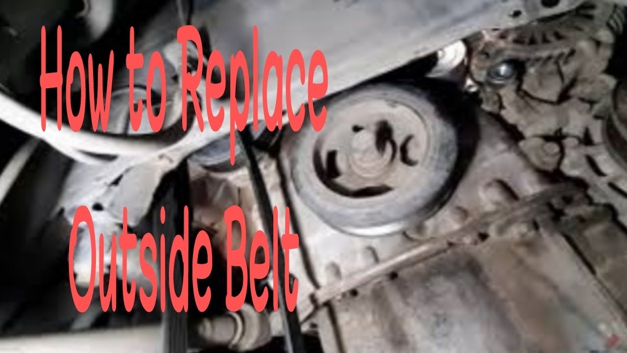 How To Replace Outside Belt Auto Tensioner And Idler Pulley