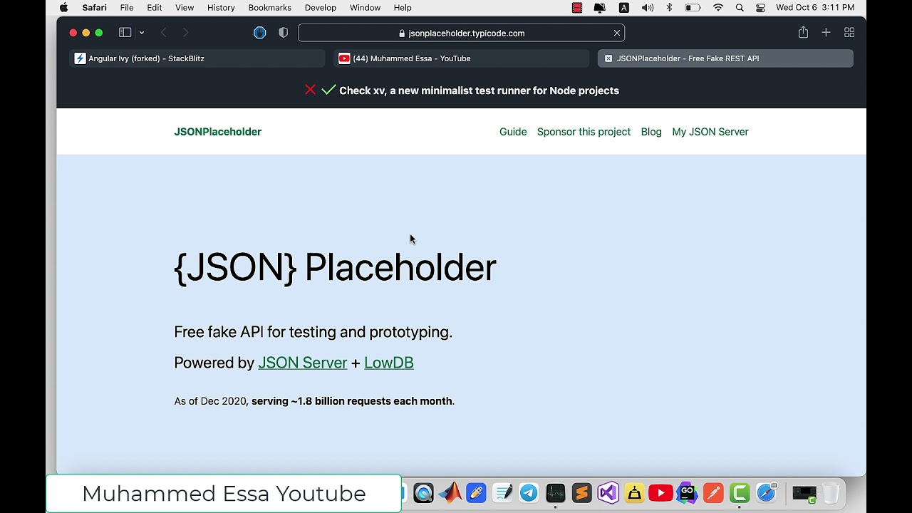 Online Ide Stackblitz Youtube