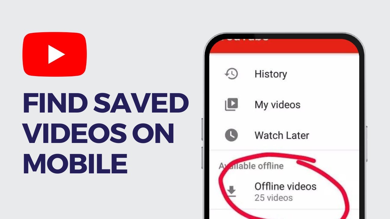 How To Find Saved Videos On Youtube Mobile App Iphone Android Youtube
