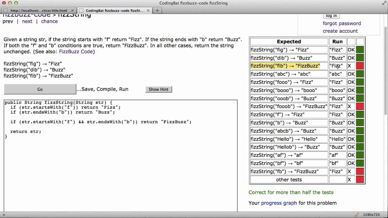 Codingbat 8 Fizzbuzz Practice Code Youtube