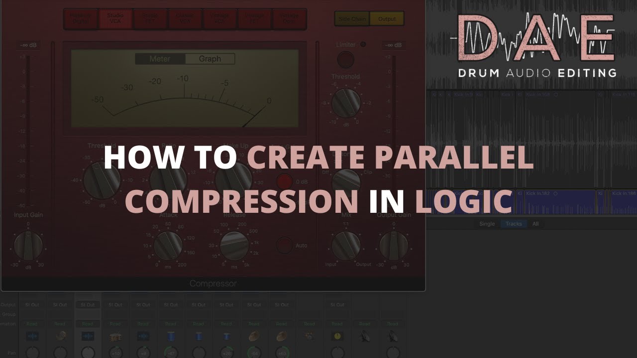 Creating Parallel Compression For Drums In Logic Pro X