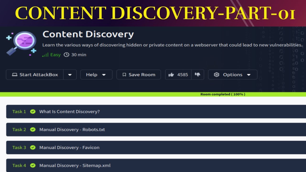 Hindi Content Discovery Web Application Tryhackme