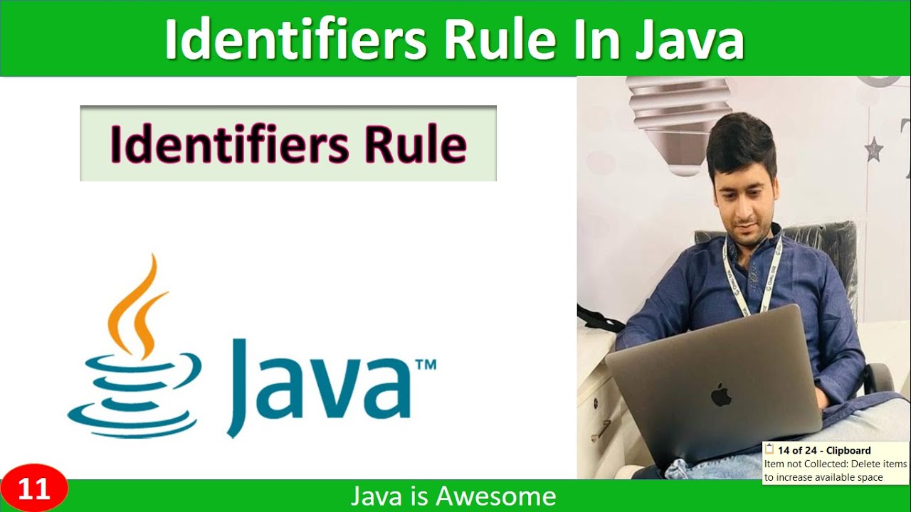 Identifiers Rule In Java Youtube