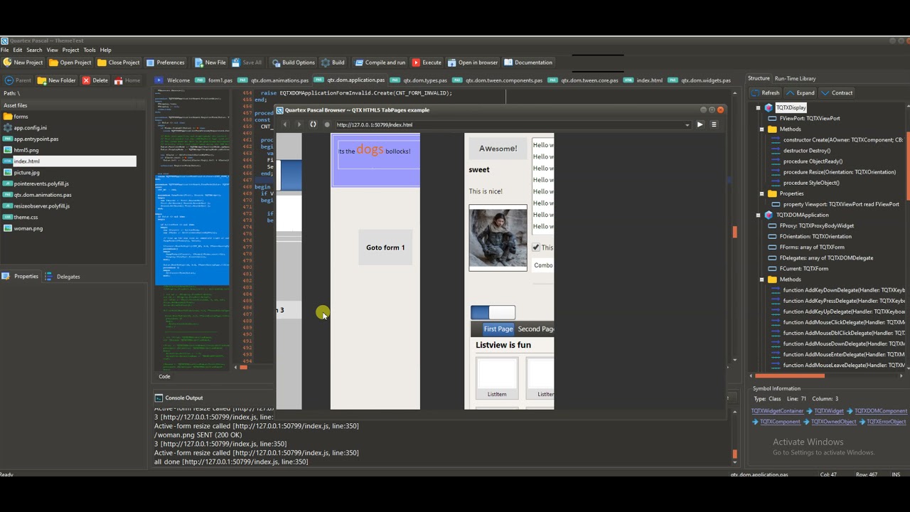 Quartex Pascal Boxed Application Model Form Slides Youtube