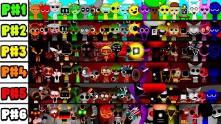 Incredibox Sprunki All Characters Together From Phase 1 To Phase 6 New ...