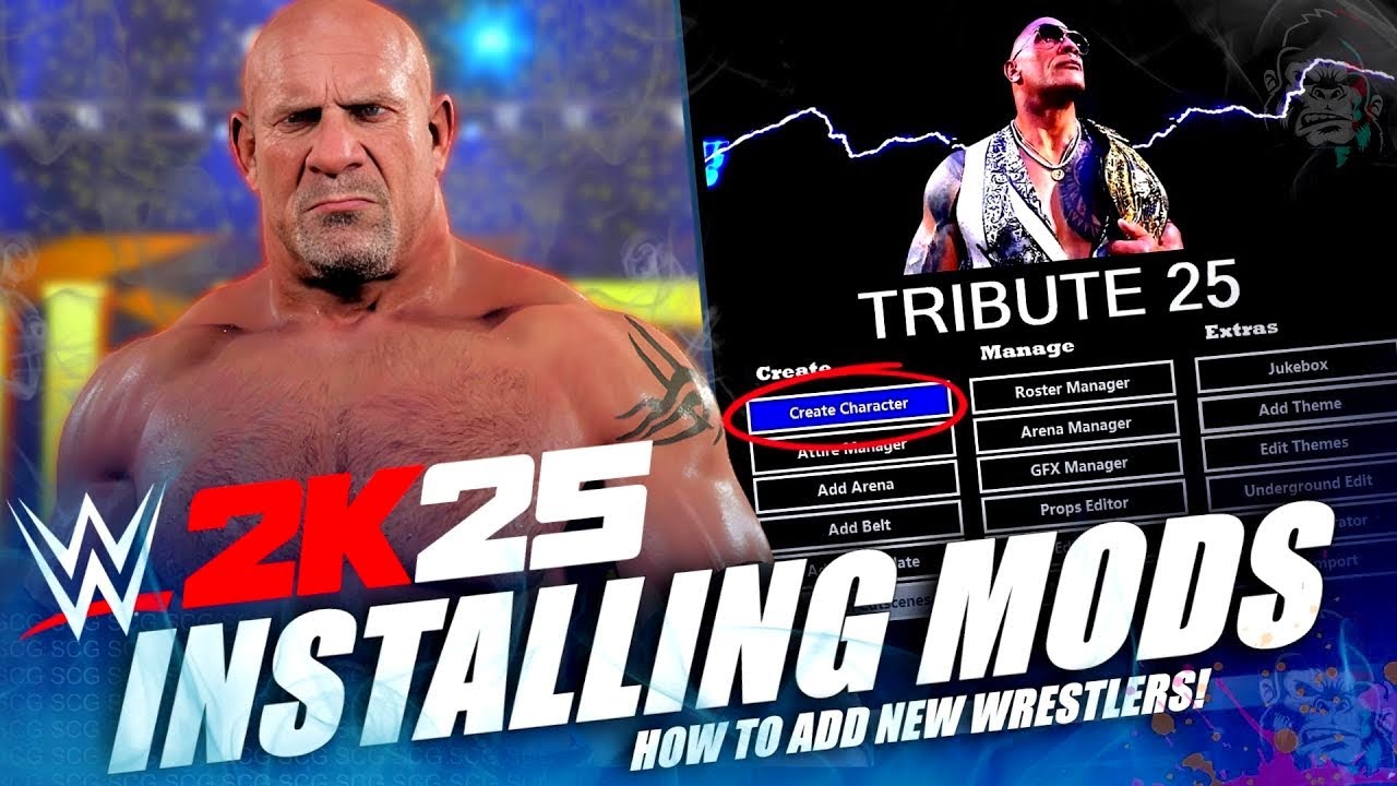 Wwe 2k25 How To Install Mods Tutorial Character Mods Youtube