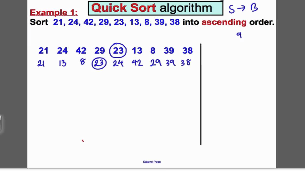Quicksort Algorithm